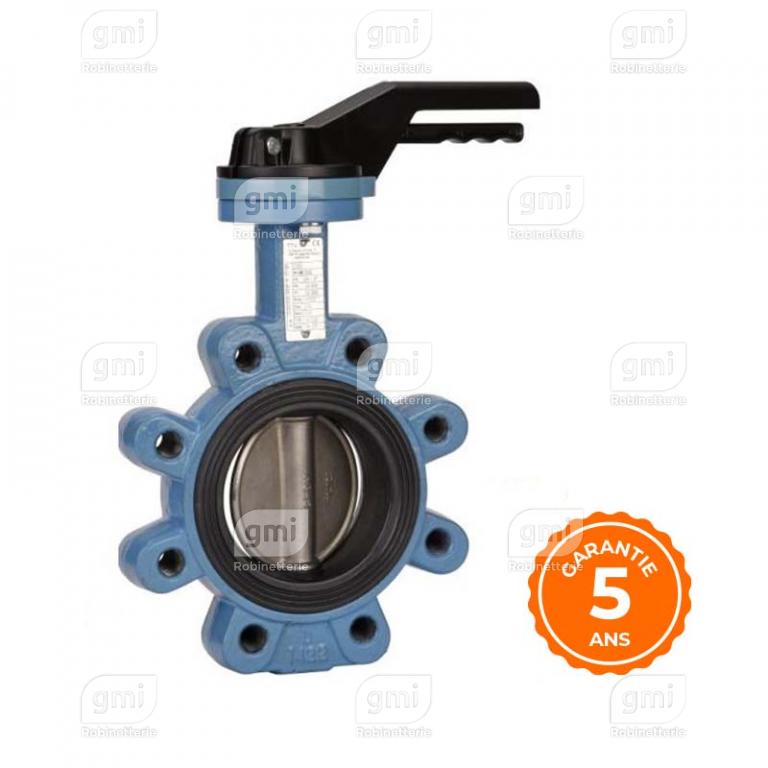 Vanne papillon Lug Fonte/Inox VITON | GMI Robinetterie industrielle