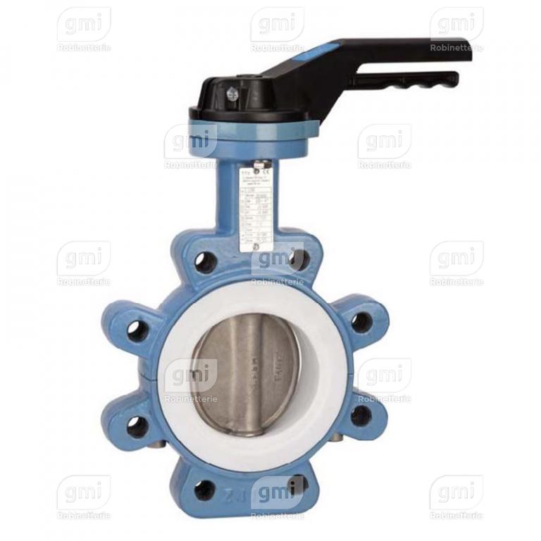 Vanne papillon Lug Fonte/Inox PTFE | GMI Robinetterie industrielle